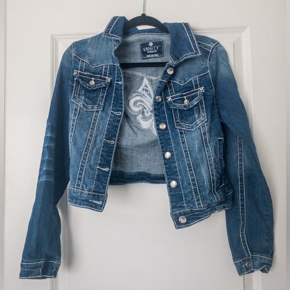 Vanity | Jackets & Coats | Cropped Jean Jacket | Poshmark